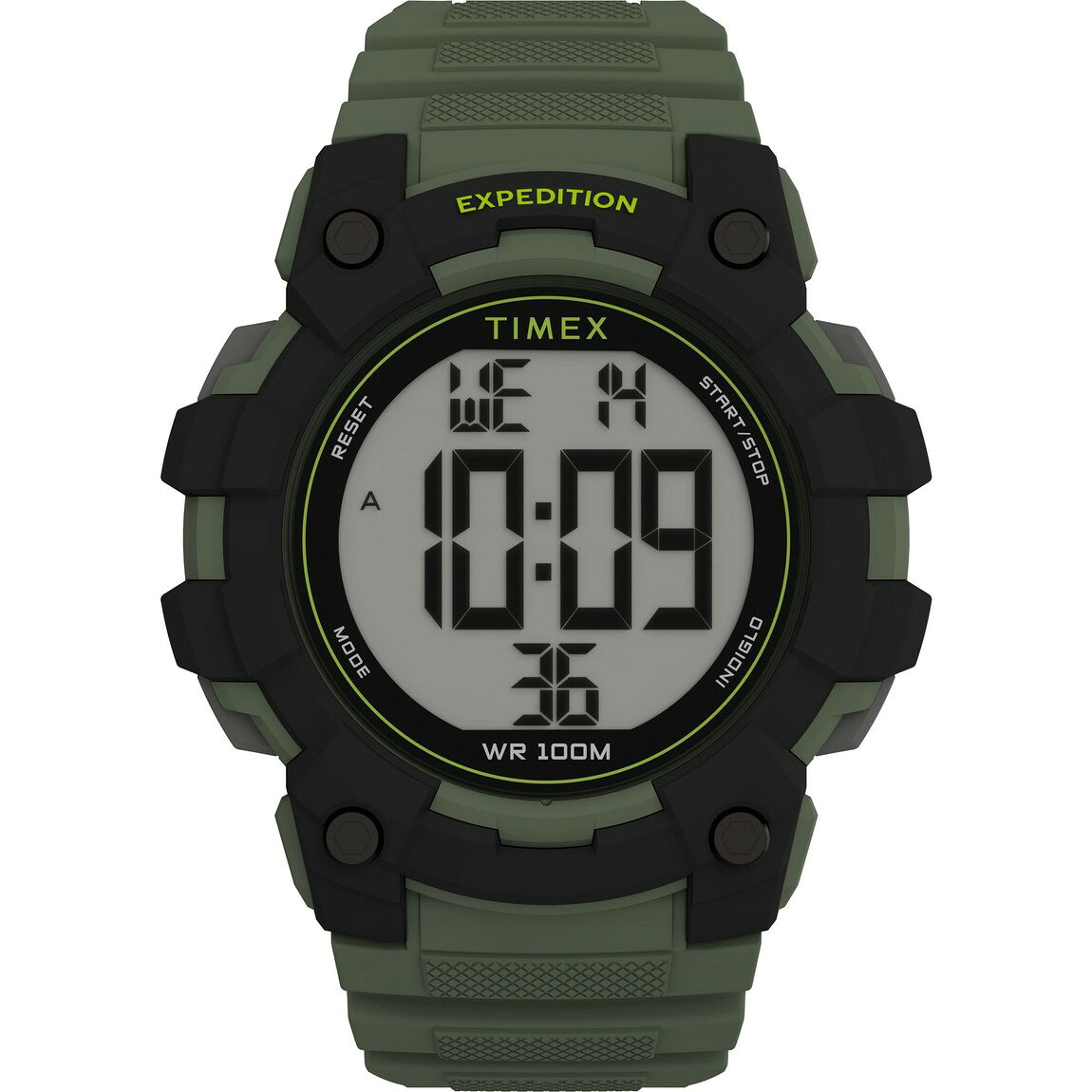 PRODUCT DETAILS タイメックス Expedition CAT メンズ 腕時計 48mm ブラックケース デジタル文字盤 グリーン レジンストラップ【商品仕様】・ ムーブメント：デジタル（クォーツ）・ ケース径：48mm・ ケー...