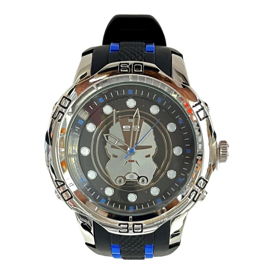 PRODUCT DETAILS Accutime Star Wars The Bad Batch アナログ腕時計 メンズ シルバー×ブルー ブラックラバーベルト【商品仕様】・ブランド：Accutime・モデル：Star Wars The B...