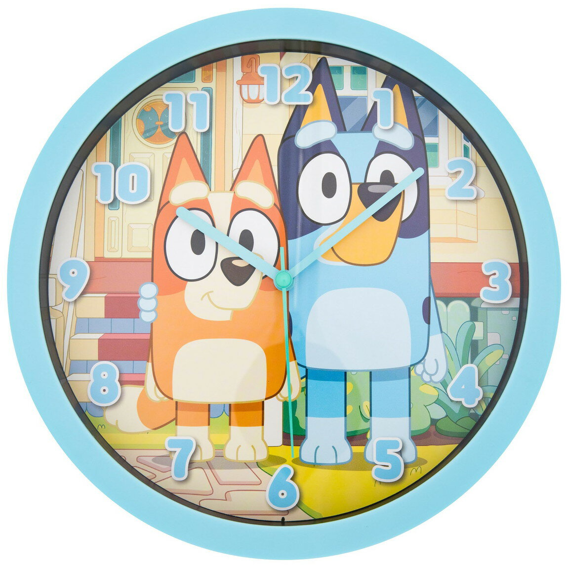 PRODUCT DETAILS Accutime Bluey 壁掛け時計 25cm ブルー ウォールクロック 子供部屋 インテリア【商品仕様】・商品カテゴリ：壁掛け時計・サイズ：直径約25cm・素材：メタル（フレーム部）・カラー：ブルー・電...
