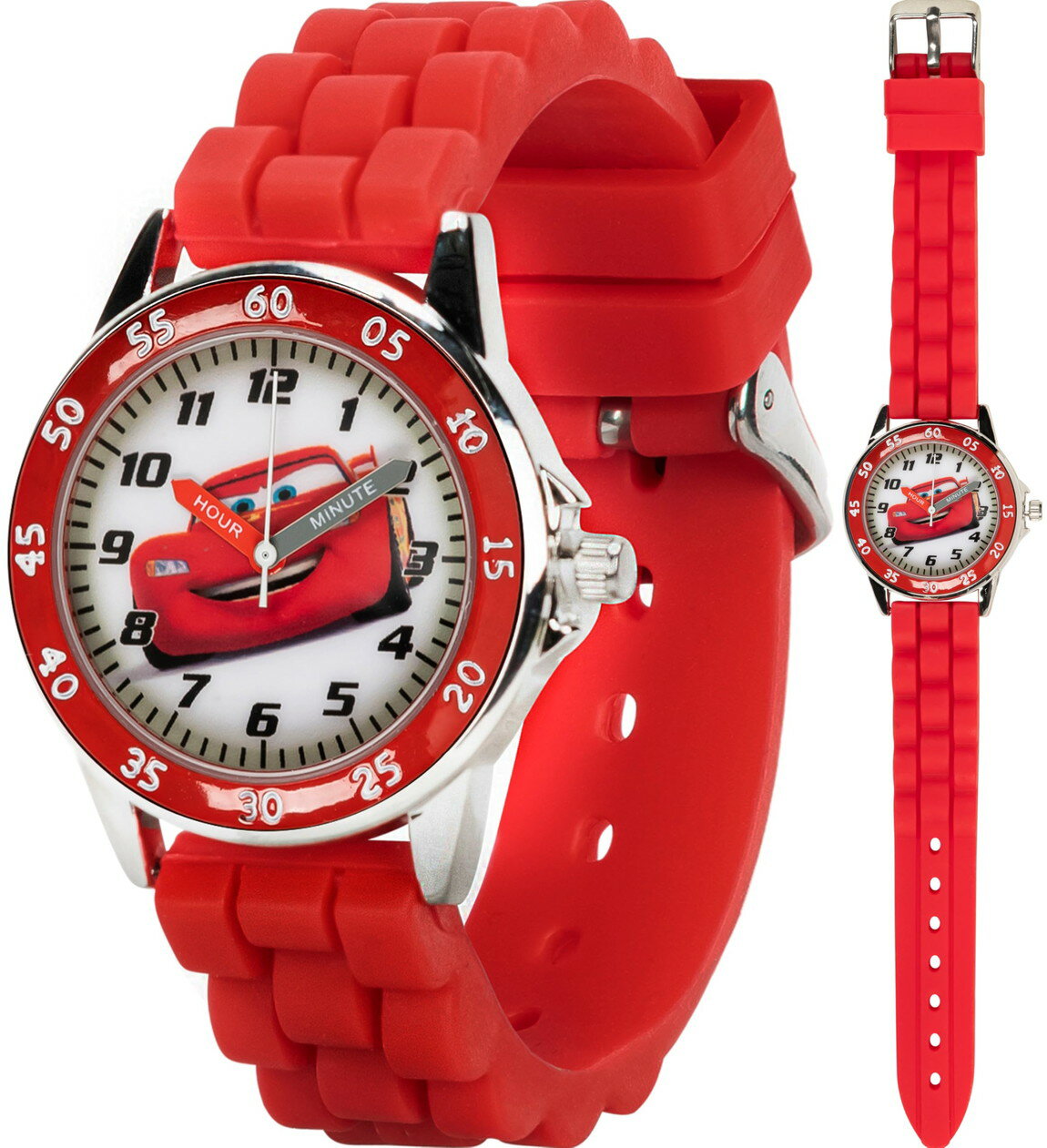 PRODUCT DETAILS Disney Pixar Cars キッズ 腕時計 ライトニング・マックィーン 子供用 アナログ 知育時計 シリコンバンド レッド【商品仕様】・ブランド：Disney Pixar Cars・キャラクター：ライ...
