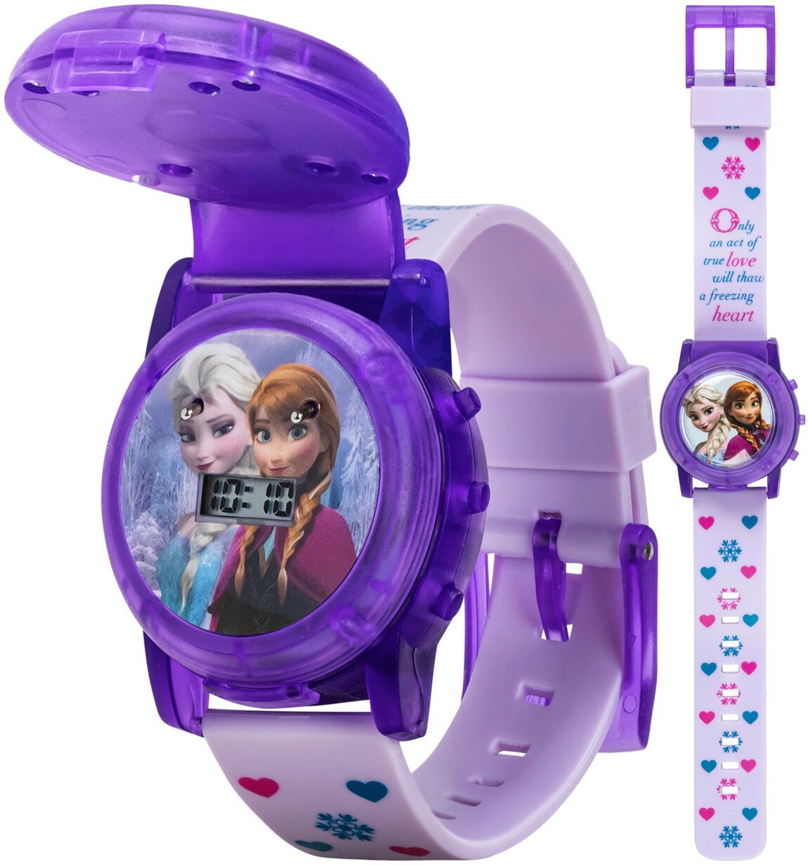 PRODUCT DETAILS Accutime Disney Frozen キッズ腕時計 デジタルウォッチ アナと雪の女王 エルサ アナ パープル【商品仕様】・ブランド：Accutime・表示方式：デジタル・カラー：パープル系・デザイン：...