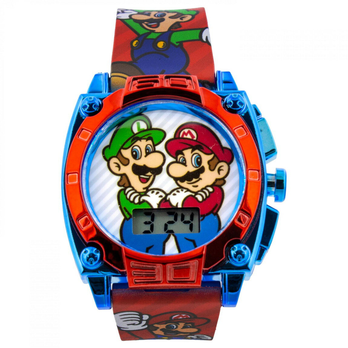 PRODUCT DETAILS Accutime スーパーマリオブラザーズ マリオ＆ルイージ キッズ デジタル腕時計 シリコンバンド キャラクターウォッチ【商品仕様】・ブランド：Accutime・タイプ：デジタル腕時計・キャラクター：マリオ...