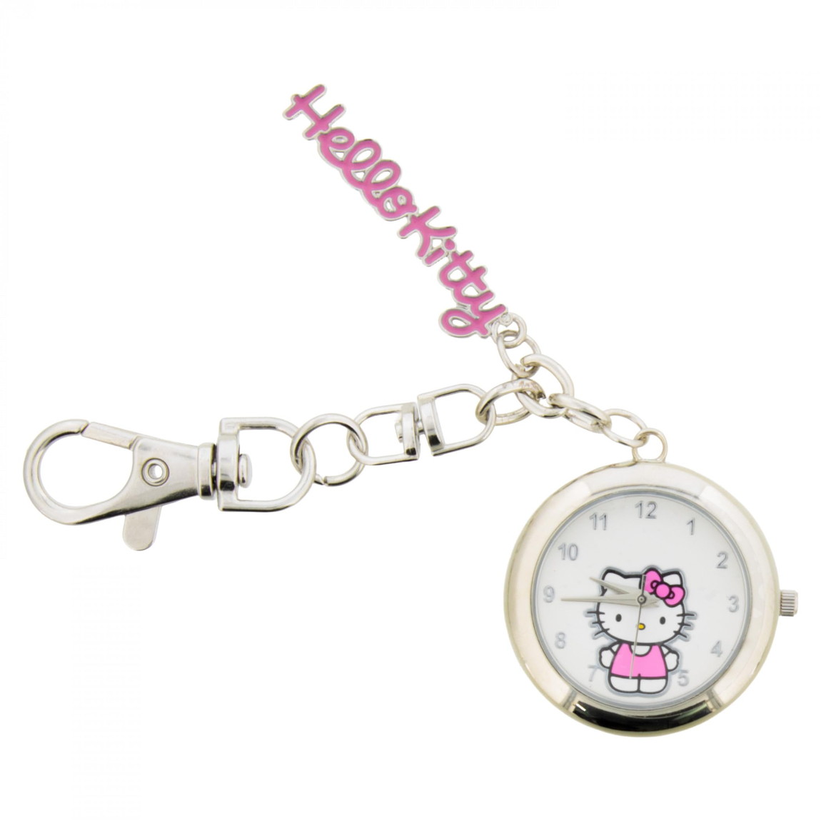 PRODUCT DETAILS Accutime Hello Kitty バッグチャームウォッチ アナログ時計 キーホルダー アクセサリー【商品仕様】・ブランド：Accutime・キャラクター：Hello Kitty（ハローキティ）・素材：...