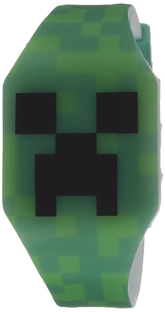 PRODUCT DETAILS Minecraft Creeper キッズ LED デジタル腕時計 グリーン シリコンバンド キャラクターウォッチ【商品仕様】・ブランド：Minecraft・表示方式：デジタル（LEDタッチディスプレイ）・バ...