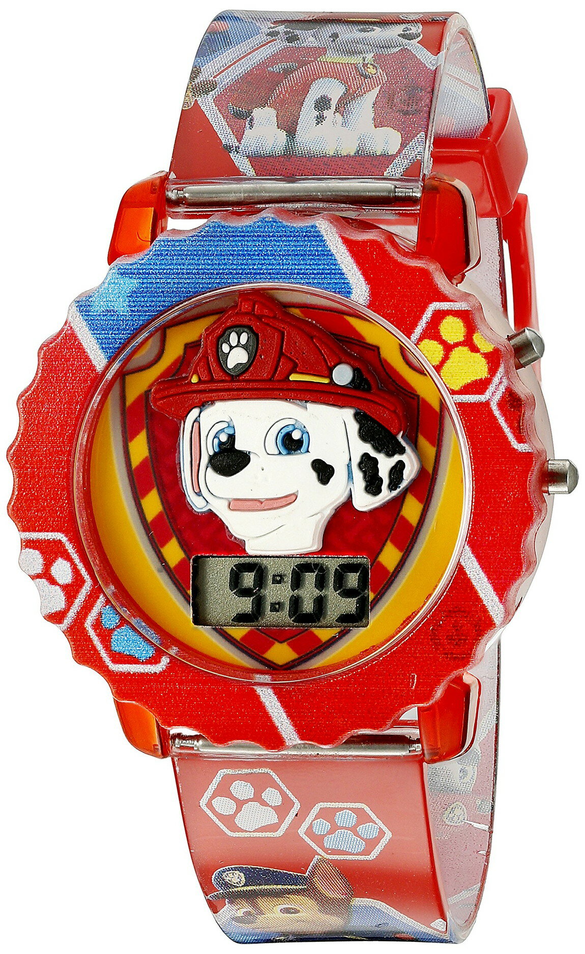 PRODUCT DETAILS Paw Patrol デジタルウォッチ 子供用 腕時計 レッド 3D文字盤 キャラクター グッズ【商品仕様】・ブランド：Nickelodeon・表示方式：デジタル・カラー：レッド・素材：プラスチック・対応手首...