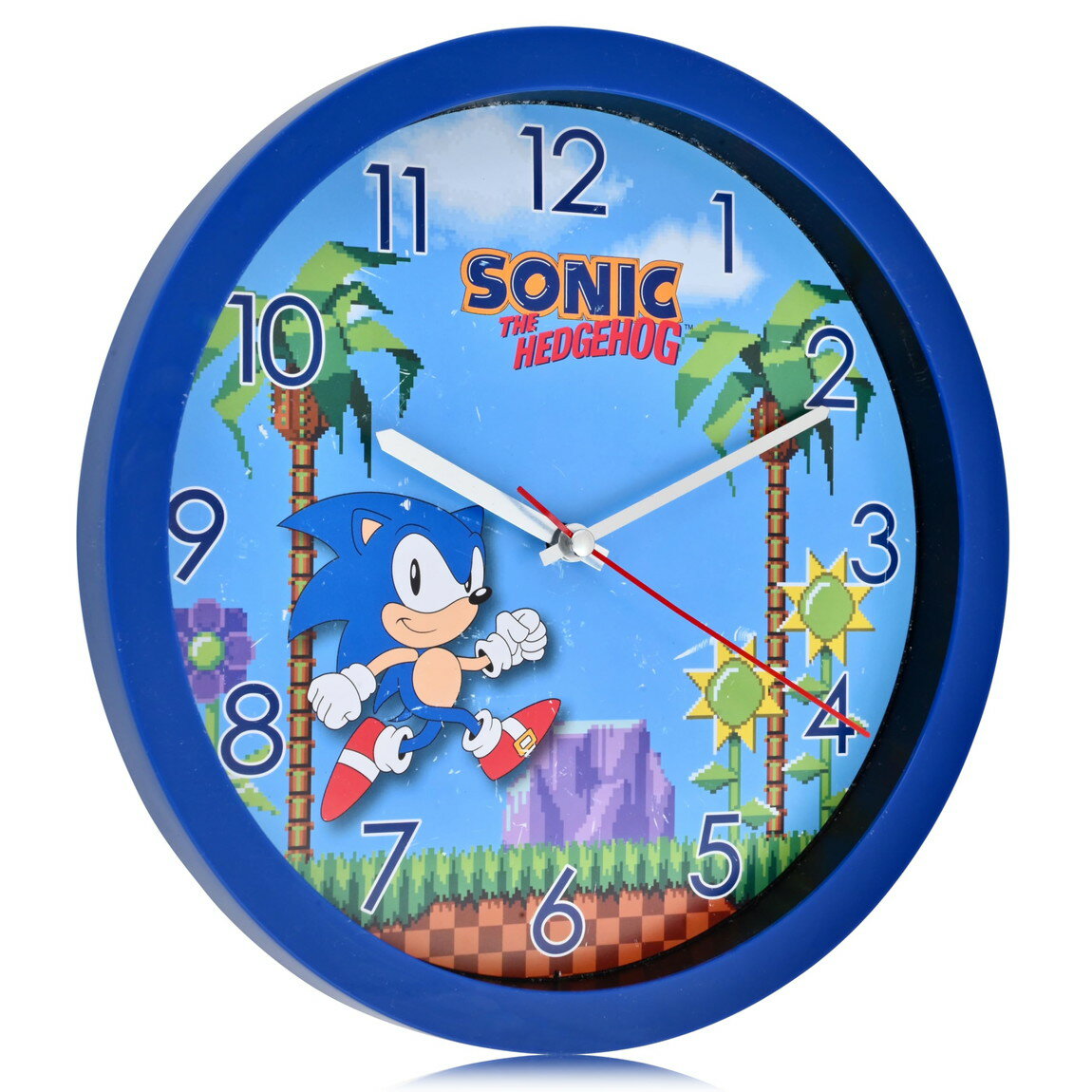 PRODUCT DETAILS Accutime Sonic the Hedgehog 壁掛け時計 子供部屋用 アナログ時計 ブルー 30cm【商品仕様】・ブランド：Accutime・サイズ：直径約30.5cm（12インチ）・カラー：ブルー...