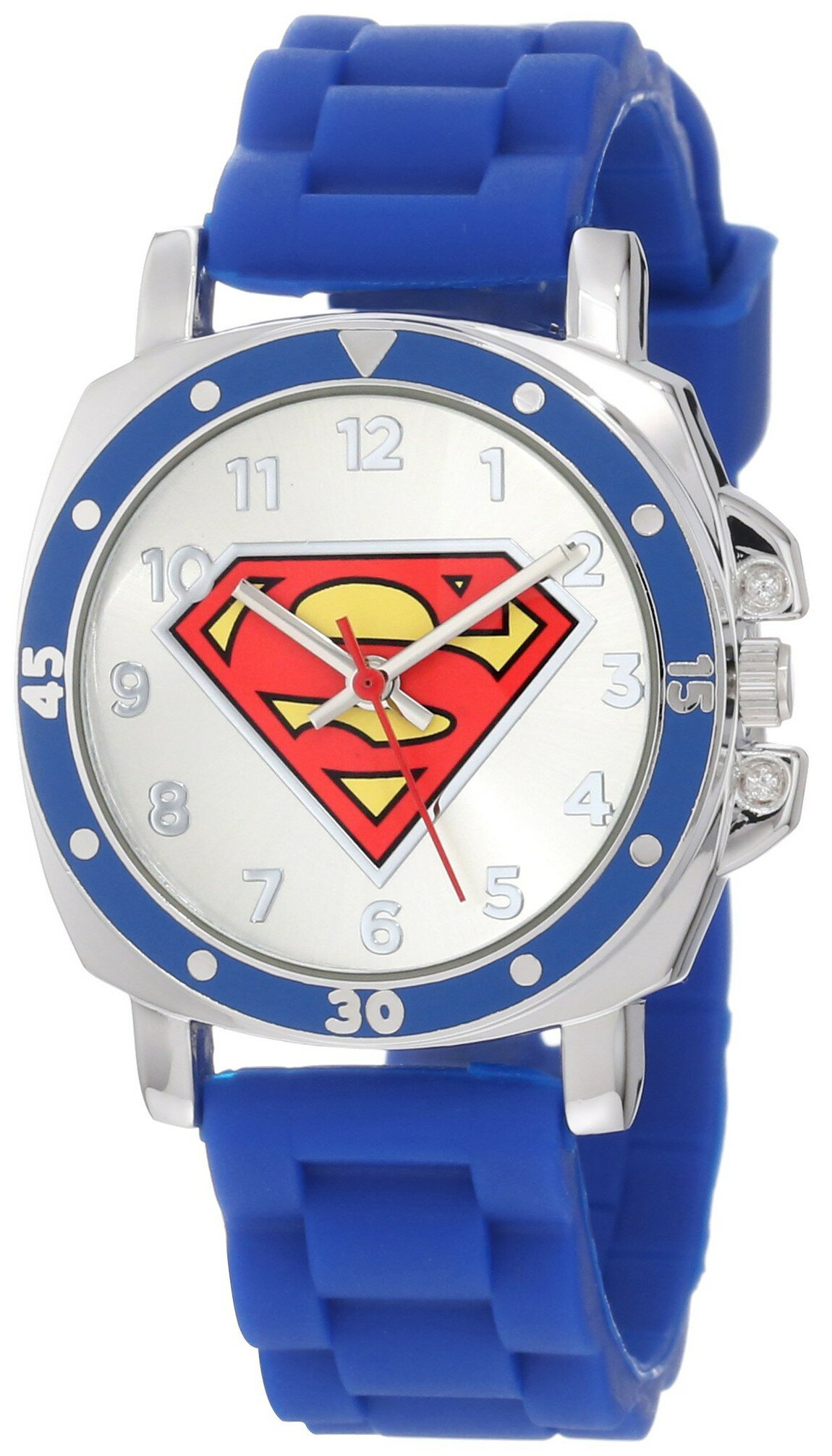 PRODUCT DETAILS Accutime Superman キッズ腕時計 ラバーベルト 子供用ウォッチ キャラクター ブルー【商品仕様】・ブランド：Accutime・キャラクター：Superman・ベルト素材：ラバー・ケース形状：ラ...