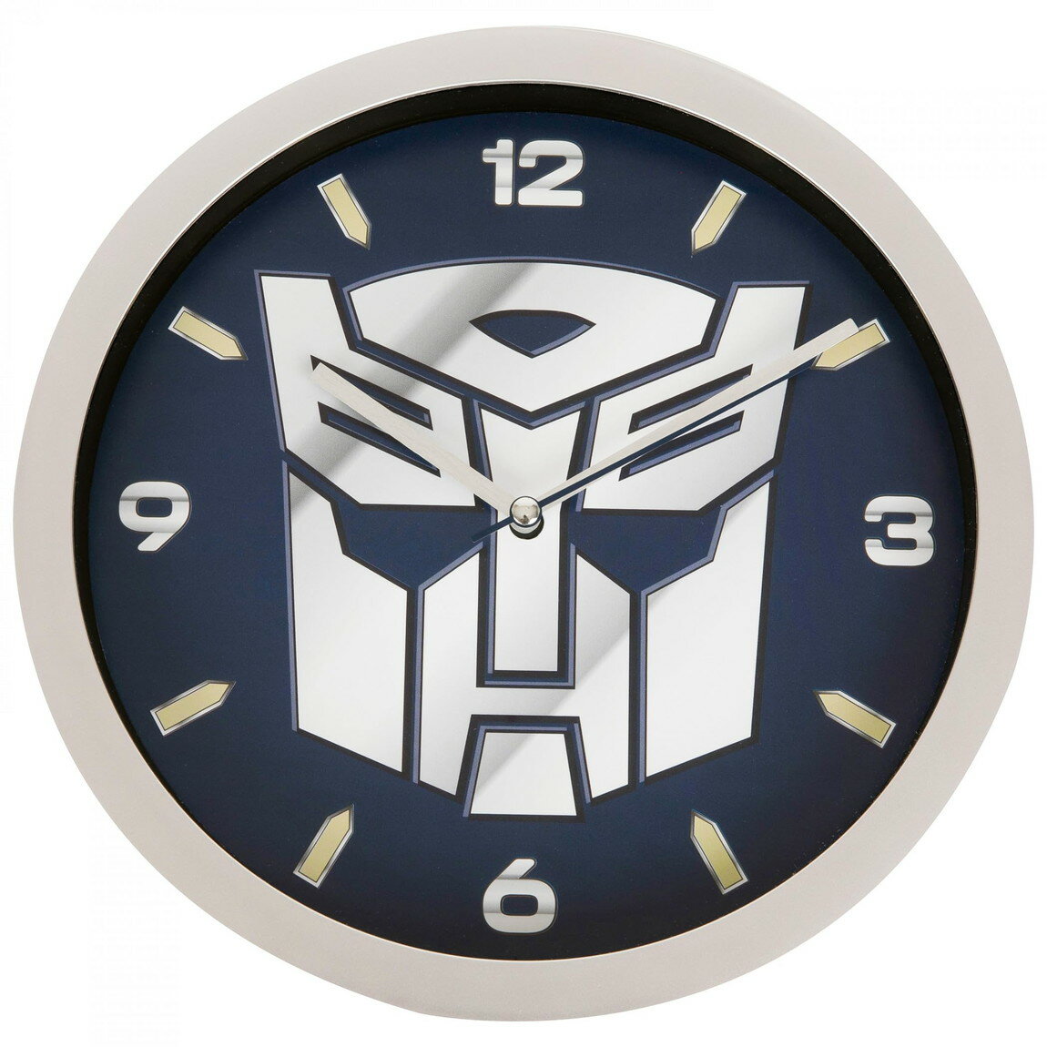 PRODUCT DETAILS Accutime Transformers オートボット インシグニア 壁掛け時計 ネイビー×シルバー【商品仕様】・ブランド：Accutime・商品カテゴリ：壁掛け時計・カラー：ネイビー、シルバー・素材：プラ...