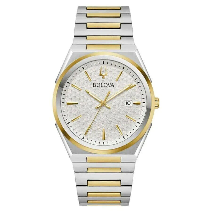 PRODUCT DETAILS Bulova Classic 腕時計 ホワイト文字盤 クォーツ メンズ ツートンブレスレット 98B424【商品仕様】・ ブランド：Bulova・ ムーブメント：クォーツ・ ケース素材：ステンレススチール（シ...