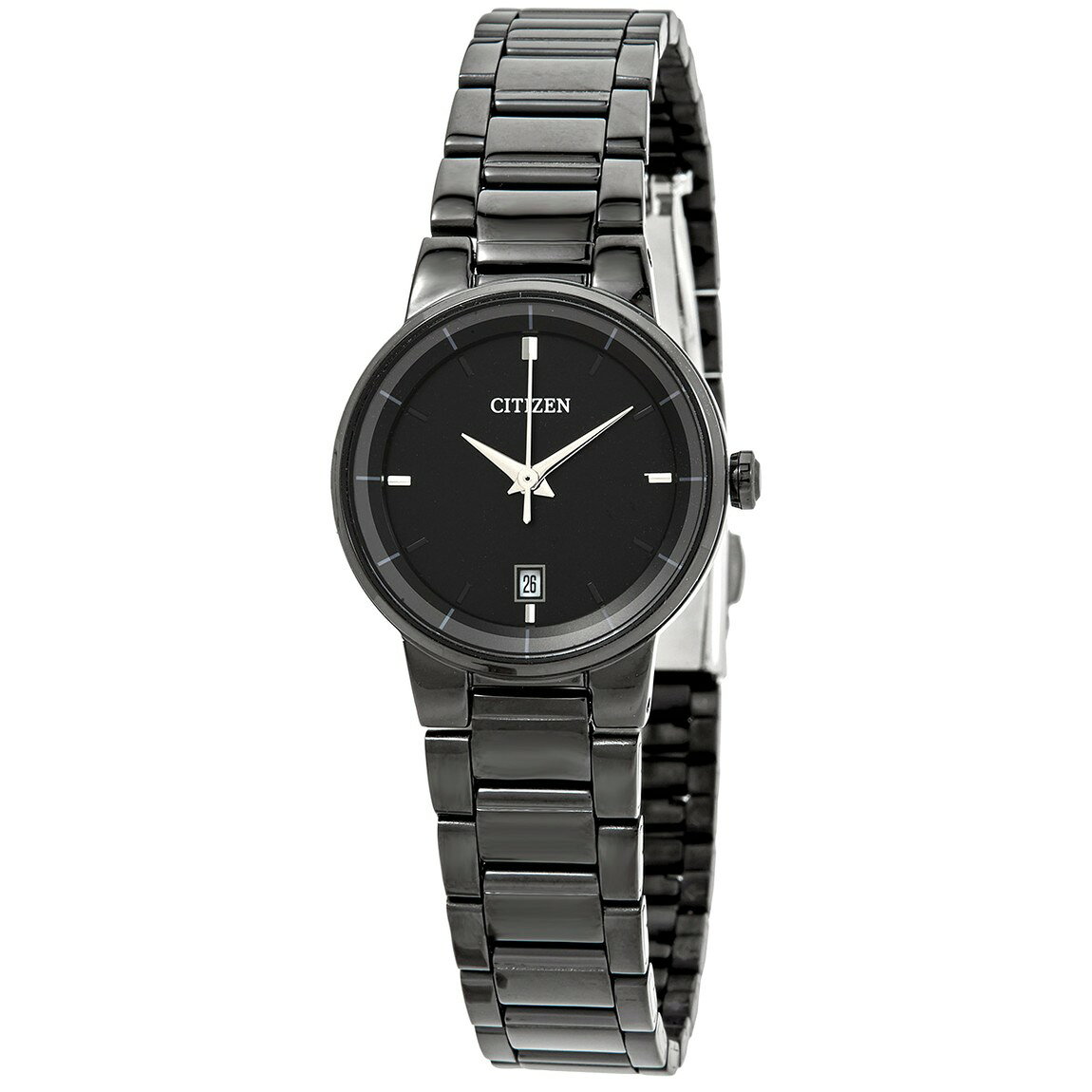 PRODUCT DETAILS Citizen クオーツ ブラックダイヤル ブラックイオンプレーテッド レディース 腕時計 EU6017-54E【商品仕様】・ ブランド：Citizen・ ムーブメント：クオーツ・ ケース素材：ブラックイオン...