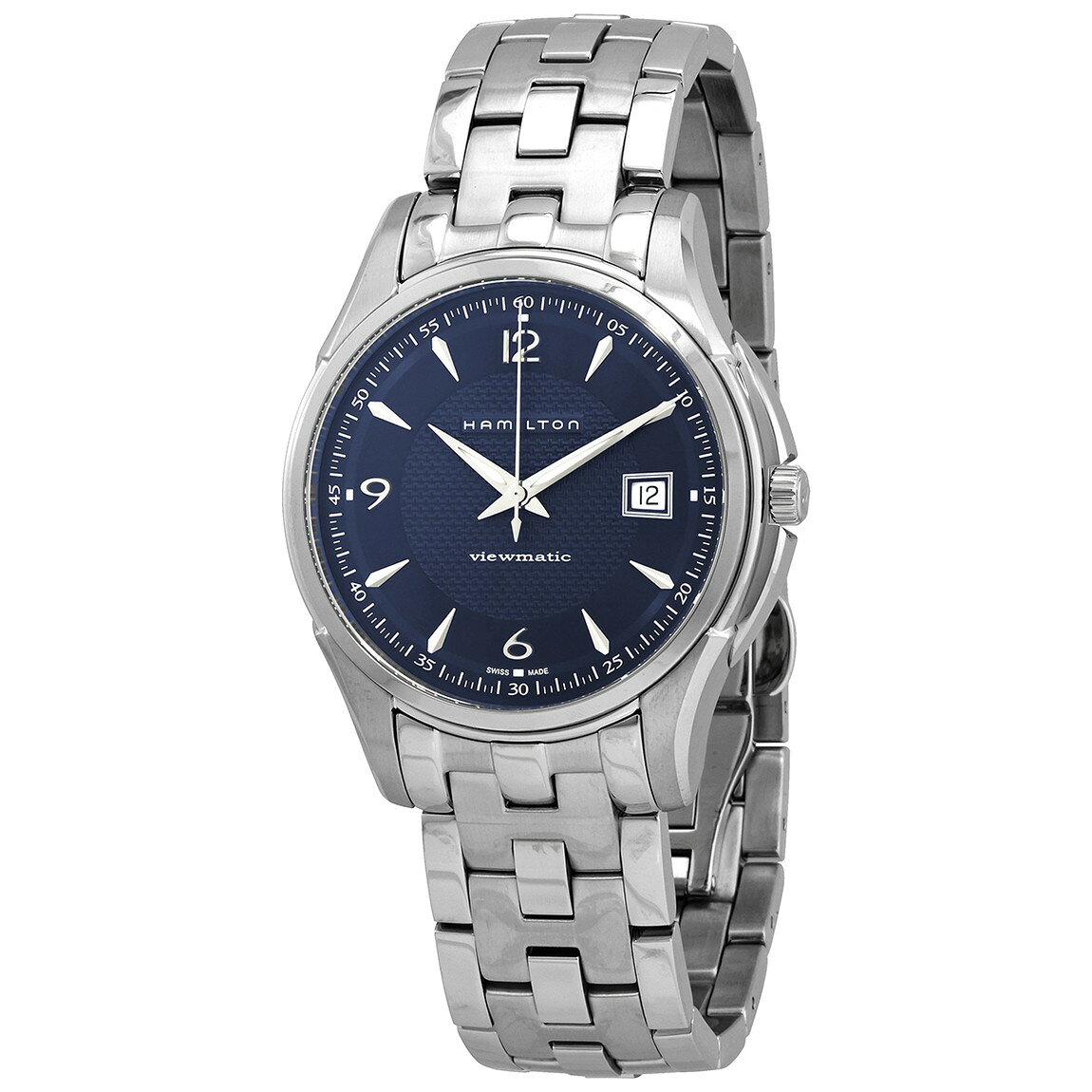 PRODUCT DETAILS Hamilton Jazzmaster Viewmatic 腕時計 メンズ 自動巻き ブルー文字盤 ステンレスブレス H32515145【商品仕様】・ ブランド：Hamilton・ ムーブメント：自動巻き（H...