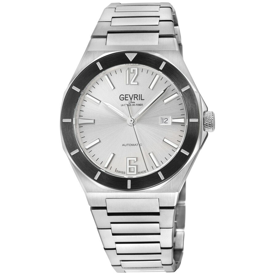 PRODUCT DETAILS Gevril High Line 腕時計 メンズ シルバー文字盤 自動巻き ステンレス 48404B【商品仕様】・ ブランド：Gevril・ ムーブメント：自動巻き（Sellita Caliber SW200...