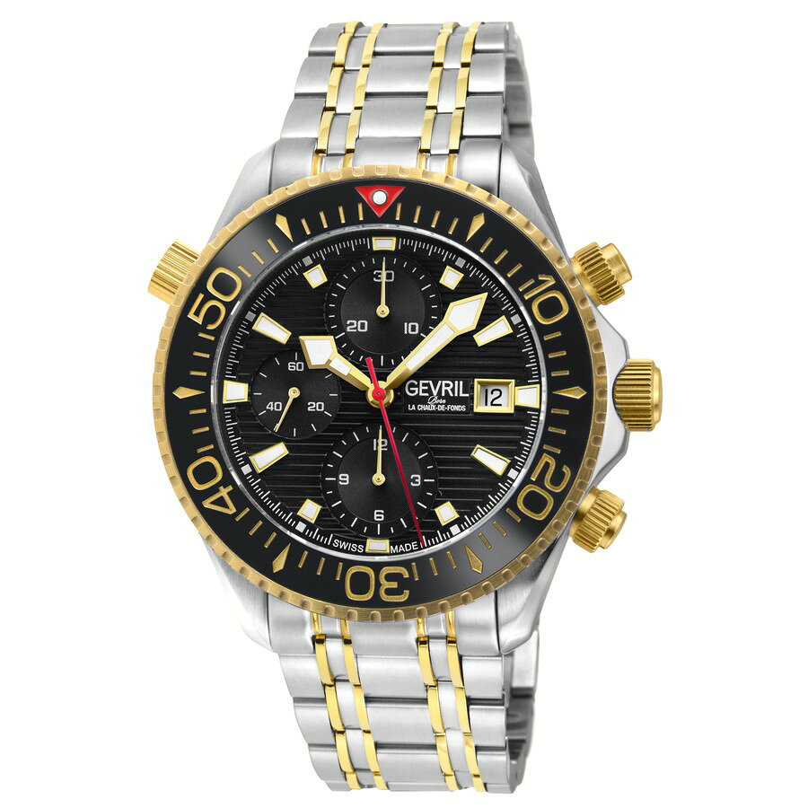 PRODUCT DETAILS Gevril Hudson Yards Chronograph 腕時計 自動巻 ブラック文字盤 メンズ 48812B【商品仕様】・ ブランド：Gevril・ ムーブメント：自動巻（Sellita Calibe...
