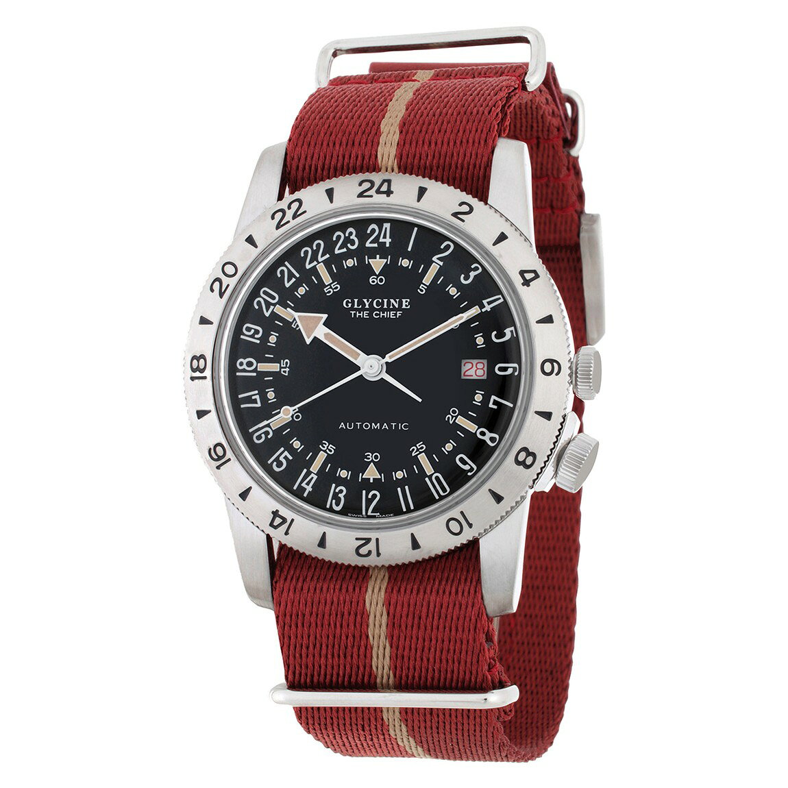 PRODUCT DETAILS Glycine Airman Vintage The Chief Purist 腕時計 自動巻き ブラック文字盤 ユニセックス GL0474【商品仕様】・ ブランド：Glycine・ ムーブメント：自動巻き（...