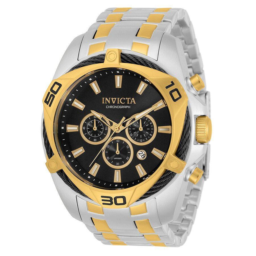 PRODUCT DETAILS Invicta Bolt 腕時計 クロノグラフ クオーツ ブラック文字盤 メンズ 34124【商品仕様】・ ブランド：Invicta・ ムーブメント：クオーツ（Hattori Caliber VD53）・ ケ...