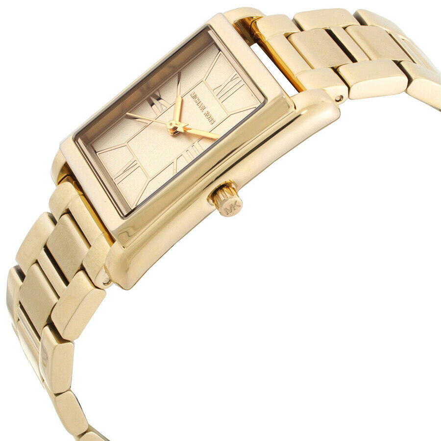 PRODUCT DETAILS Michael Kors レディース 腕時計 アナログ クォーツ スクエア ゴールド ステンレスベルト【商品仕様】・ ムーブメント：クォーツ・ ケース素材：ステンレススチール・ ケースサイズ：26mm・ ケー...