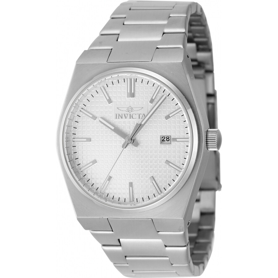 商品説明 主な機能/スペック・ケース素材：シルバートーンステンレススチール・ブレスレット素材：シルバートーンステンレススチール・ベゼル：固定式シルバートーンステンレススチール・文字盤：シルバートーン、シルバートーンの針とインデックスアワーマ...