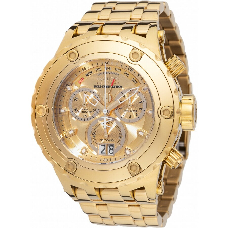 商品説明 主な機能/スペック・ゴールドトーンステンレススチールケース&ブレスレット・固定式ゴールドトーンステンレススチールベゼル・ゴールドトーン文字盤にゴールドトーンの針とインデックスアワーマーカー・外周にミニッツマーカー・アナログ表示・蓄...