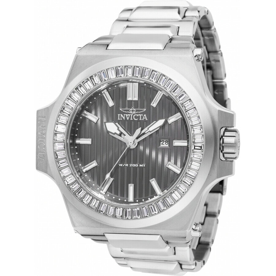 商品説明 主な機能/スペック・透明ホワイトとシルバートーンのケースにホワイトクリスタル装飾、ステンレススチール製ブレスレット・固定式ツートーン（ホワイトとシルバートーン）クリスタルとステンレススチールベゼル・ガンメタルダイヤルにシルバートー...