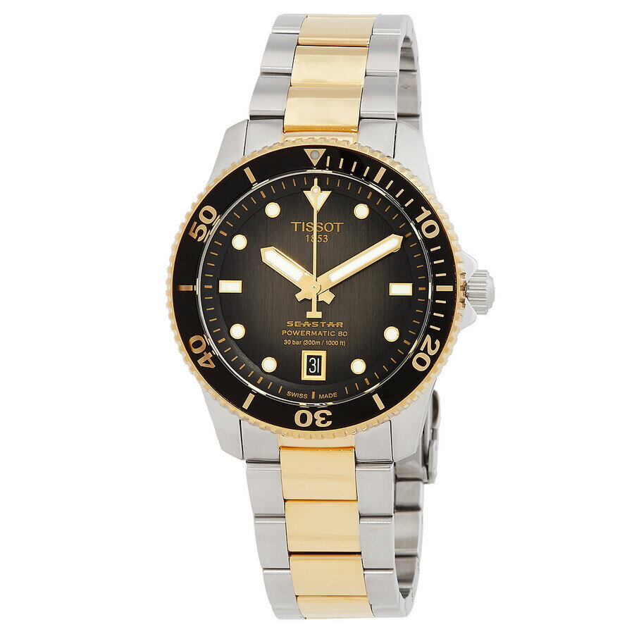 PRODUCT DETAILS Tissot T-Sport メンズ 腕時計 自動巻き コンビカラー ステンレス 40mm ブラック文字盤 防水【商品仕様】・ ムーブメント：自動巻き（80時間パワーリザーブ）・ ケース素材：ステンレススチー...