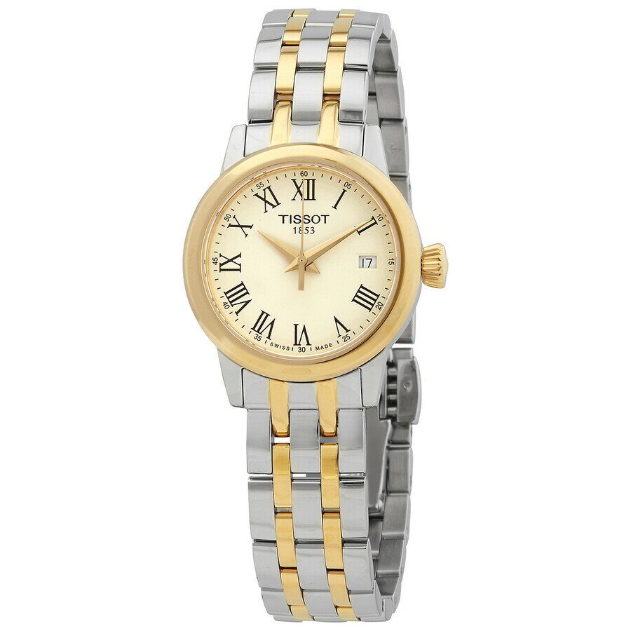 PRODUCT DETAILS Tissot レディース 腕時計 Classic Dream クォーツ アイボリー文字盤 コンビカラー ステンレス【商品仕様】・ ムーブメント：クォーツ・ ケース素材：ステンレススチール・ ケースサイズ：28...