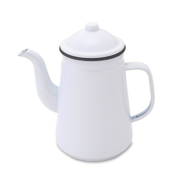 商品名：POMEL コーヒーポット　ブラック品　番：po-63772サイズ：W20 D12 H21素　材：ホーロー詳　細：食品OK　1300ccコーヒーポット ティーポット ポット ホーロー 琺瑯 かわいい ほうろう ホウロウ 食器 シンプ...