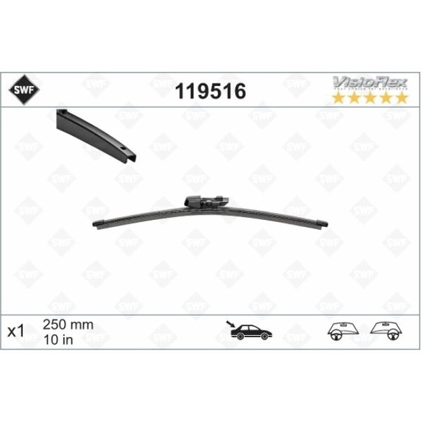 【商品名】 ・リア ワイパーブレード 優良品【メーカー】・VW 【適合車種】 ・UP! AACHY【品番情報】 ・1S6955427※適合車種であっても年式、グレード、ディーラー・並行の違いで適合する部品が異なる場合がございます。装着時にあ...