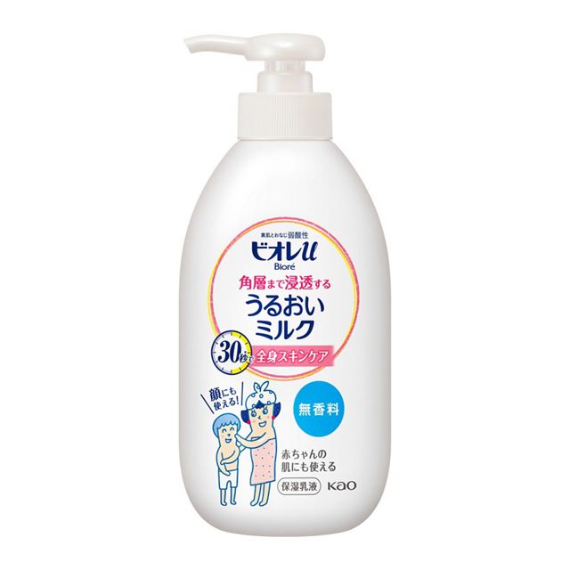 ビオレu 角層まで浸透する うるおいミルク 無香料 商品説明 『ビオレu 角層まで浸透する うるおいミルク 無香料』 ◆30秒で全身スキンケア！のばしやすいスキンケアミルクが角層まで浸透して、うるおいをしっかり閉じ込めるから、朝までしっとり...