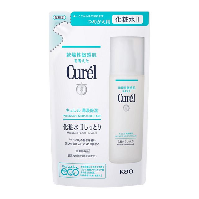花王 キュレル 潤浸保湿 化粧水 II しっとり つめかえ用 商品説明 『花王 キュレル 潤浸保湿 化粧水 II しっとり つめかえ用』 ◆肌荒れを防ぐ。潤い成分配合で、角層まで深く潤う。なめらかで潤いに満ちた肌に保つ。(医薬部外品) 花王...