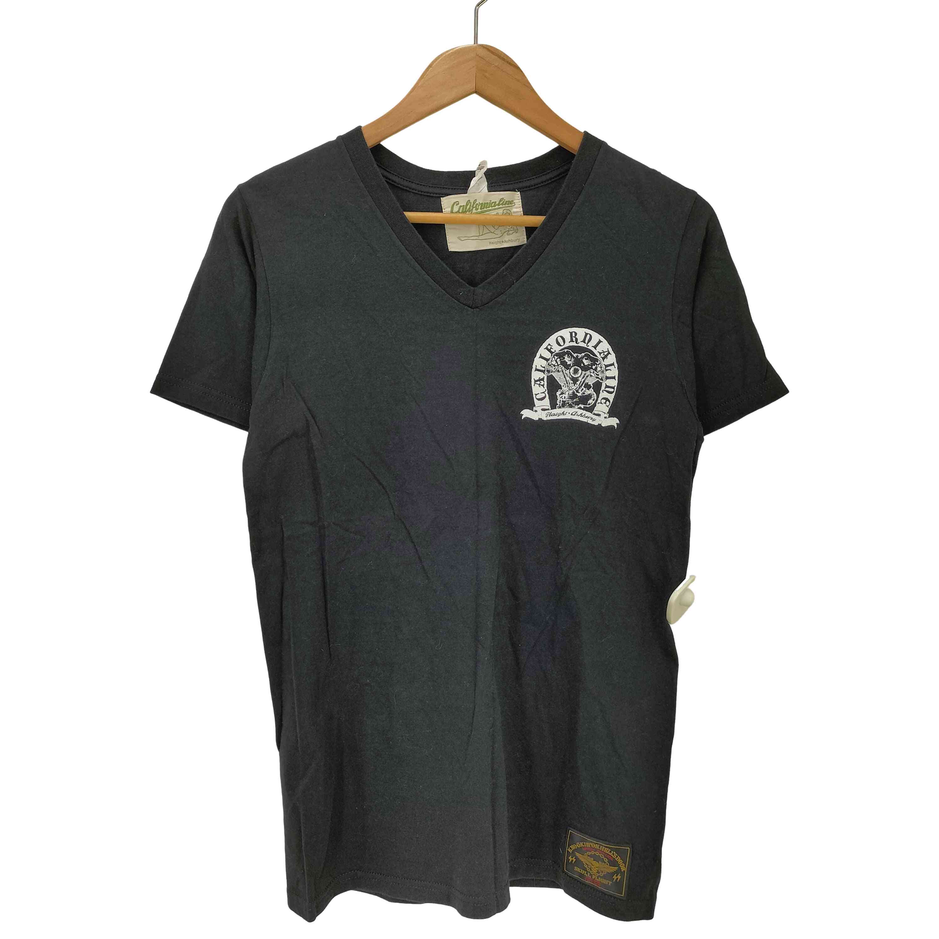 ブランド USED古着(ユーズドフルギ) カテゴリ メンズ トップス Tシャツ・カットソー クルーネック アイテム California line VネックTシャツ 表記サイズ JPN：S 参考サイズ 日本サイズ：S(相当) 実寸 肩幅40...