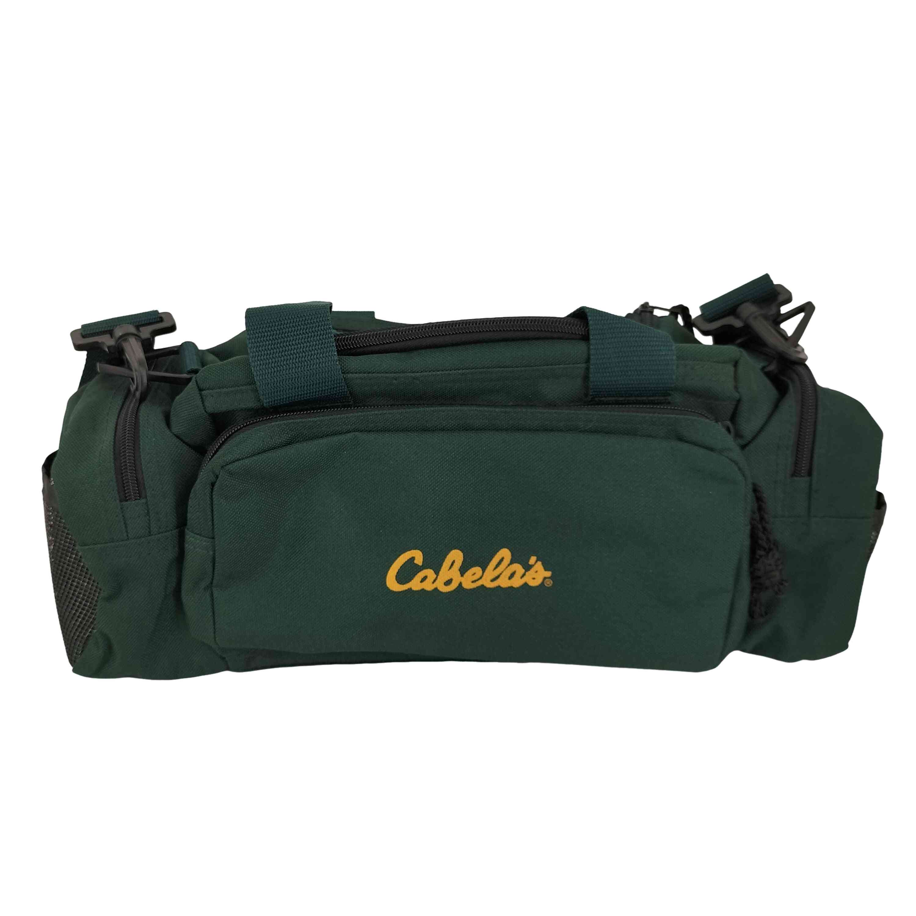 ブランド Cabela's(カベラス) カテゴリ メンズ バッグ ボストン アイテム 00S ミニボストンバッグ 表記サイズ 表記無 参考サイズ 表記無 実寸 横幅38cm 高さ19cm マチ14cm 素材 製品表示なし 色 緑系 状態 (...