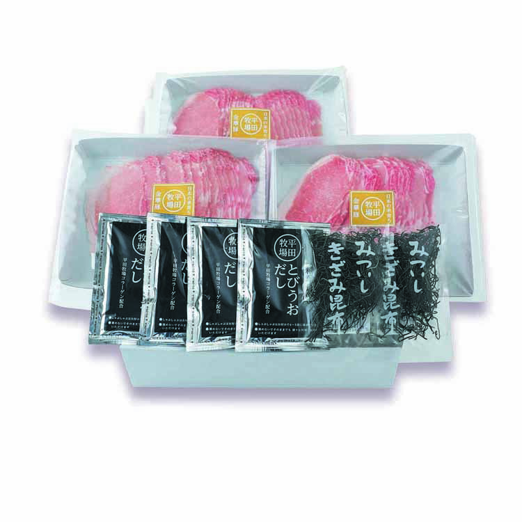 ※大変申し訳ございませんが、離島各地域には配送できかねますのであらかじめご了承ください。しゃぶしゃぶはシンプルな味付けで召し上げる為、肉質の良し悪しが分かりやすい食べ方です。平田牧場の定番は、きざみ昆布を入れたしゃぶしゃぶ鍋に豚肉をサッとく...