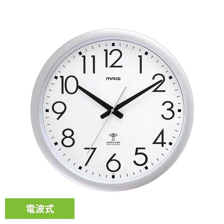 オフィスにも便利な大型サイズの電波時計。時刻を自動で修正する電波時計。見やすい大型サイズなのでオフィス、会議室など共有スペースで活躍。●商品サイズ（cm）幅約42×奥行約4.7×高さ約42●商品重量約1.35kg●商品仕様電波時計、ステップ...