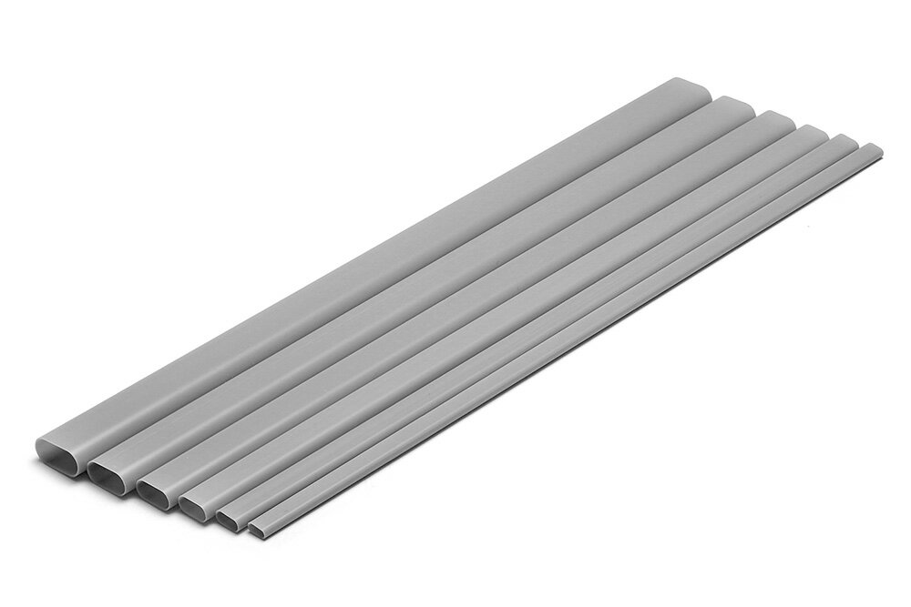 ■製品仕様 ■全6種 ■材料肉厚：0.4mm（共通） ■全長：250mm（共通） ■製品素材：スチロール樹脂／PS ■オススメポイント プラ材料シリーズに、特殊な形状のパイプが登場！ ご好評いただいておりますプラ＝パイプシリーズに、すこし変...