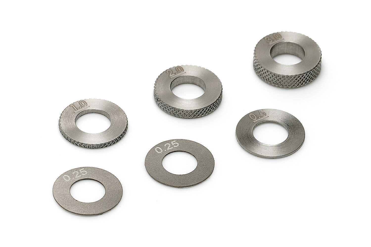 ■製品仕様 【セット内容】（厚さ）0.25mm×2枚／0.5mm、1.0mm、2.0mm、3.0mm×各1枚 製品素材：ステンレス ※画像は開発中のものです。実際の製品とは異なる場合がございます。ご了承ください。 ※説明用の写真に使用してい...