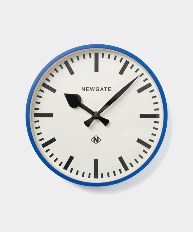 NEWGATE ニューゲート Number Three Railway ナンバースリー レールウェイ 壁掛け時計 NUMTHR390BL COBALT BLUE コバルトブルー 直径37cm [並行輸入品]Number Three Rail...