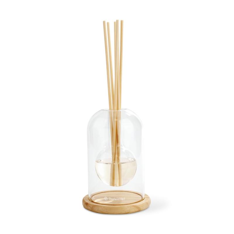 キシマ Thaleia Veil フラワーベースリードディフューザー ベルガモット 約φ10.5 H28 KNT88205容量：約100ml/スティック6本付/天然成分配合のため、白濁したり沈殿が生じる場合がありますが、品質には問題ございま...