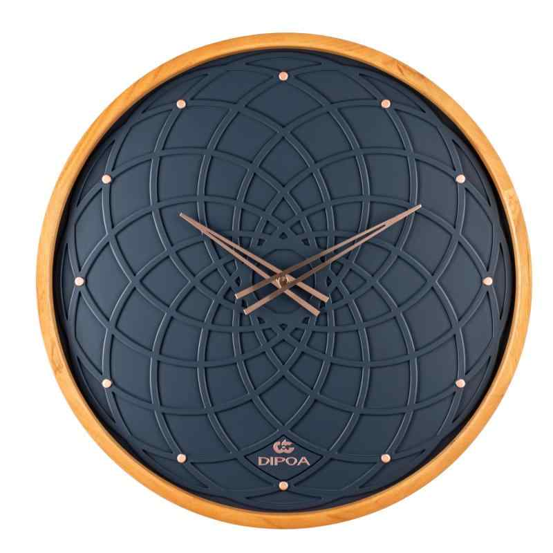 【DIPOA（ディポア）】掛け時計 おしゃれ 木製 壁掛け時計 40cm 大きめ レトロ 欧州 ドイツ Wood 静音 静か ナチュラル 贈り物 華やか プレゼント 御祝 リビング オフィス 寝室 新築 新居 見やすMid Night Oa...