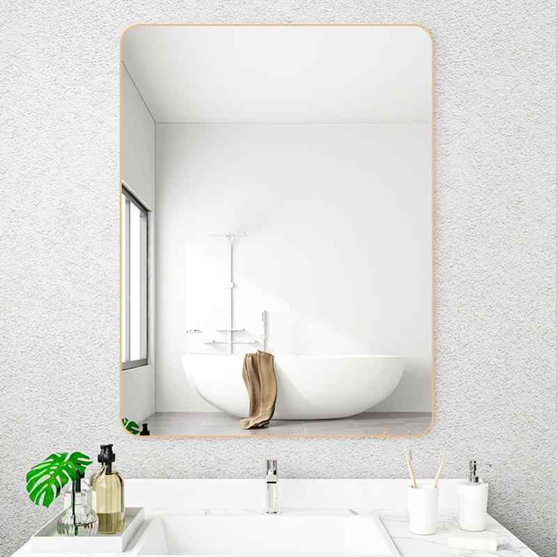 xinxin-home壁掛け鏡 全身 姿見鏡 おしゃれ 割れない 化粧鏡 アルミ合金フレーム 飛散防止加工 壁掛けミラー スタンドミラー すがた鏡 全身ミラー 壁装飾 省スペース 持ち運び便利 コンパクト