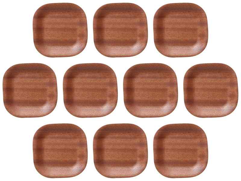 10個セット マホガニー角型コースター [ 10×10×1cm ] | コースター 木製 中国製 セトモノホンポ(Setomonohonpo)各[ 10×10×1cm ]木製 中国製