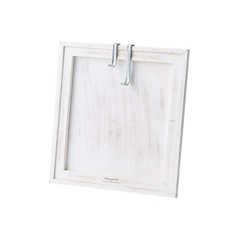 PASEO 木製アレンジスタンド ホワイト 28×2.5×30 展開サイズ:28×12.5×29cm WF-123WHフック2個付き