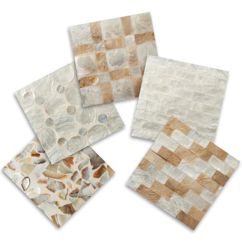 シェルコースター アジアン雑貨 天然貝 カピス ディスプレイマット 天然素材 ナチュラル おしゃれ オシャレ ギフト✅天然貝のコースターでおしゃれにおもてなし。カピスシェルの繊細な輝きや美しいデザインを楽しみながら、コースターとして、スタイ...