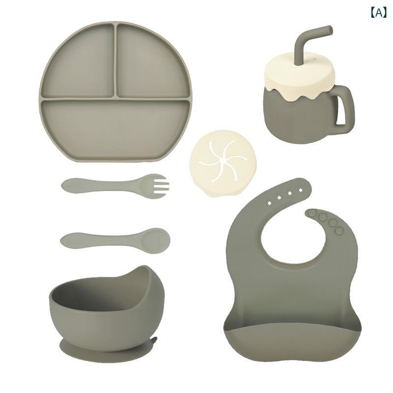 子供 用 シリカゲル 食器 7 点 セット 赤ちゃん 用 仕切り 食器貨物番号: GRN-102輸入ですか: いいえソースカテゴリ: 現物製品カテゴリ: カトラリーセットブランド: その他材質: シリコーン適用年齢: 3か月以上粉ミルクボッ...