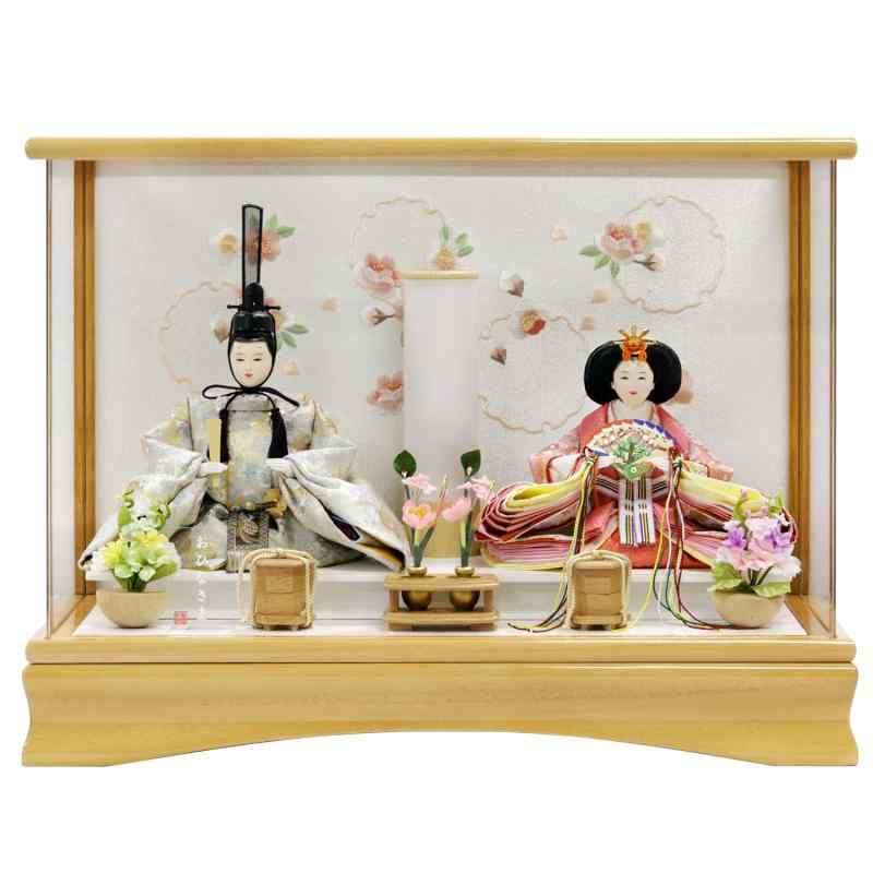 雛人形 親王ケース飾り ケース飾り アクリルケース さくらあかり ももいかだ 木製 横幅49×奥行26×高さ37cm 衣裳着 SP23306A-3親王ケース飾りアクリルケースももいかだ横幅49×奥行26×高さ37cm木製