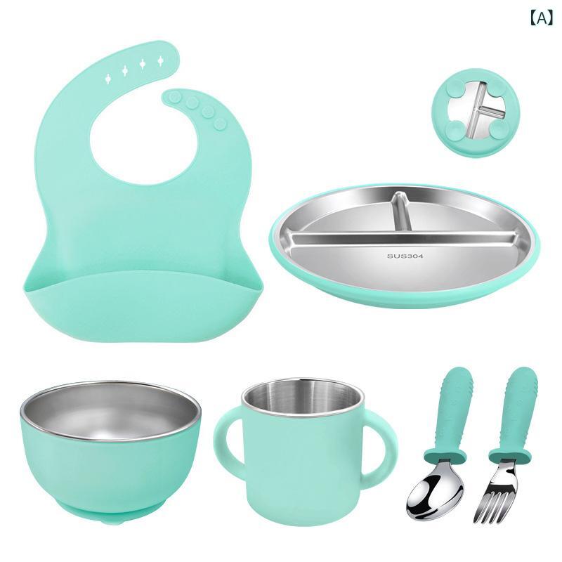 2個セット新 商品 304 ステンレス 六 点 セット 食器 底 部 吸盤 式 三分格児童食器学生定量分格商品番号: HS-0306輸入するかどうか: いいえ供給カテゴリー: スポット製品カテゴリー: 食器セットブランド: HS材料: 食品...