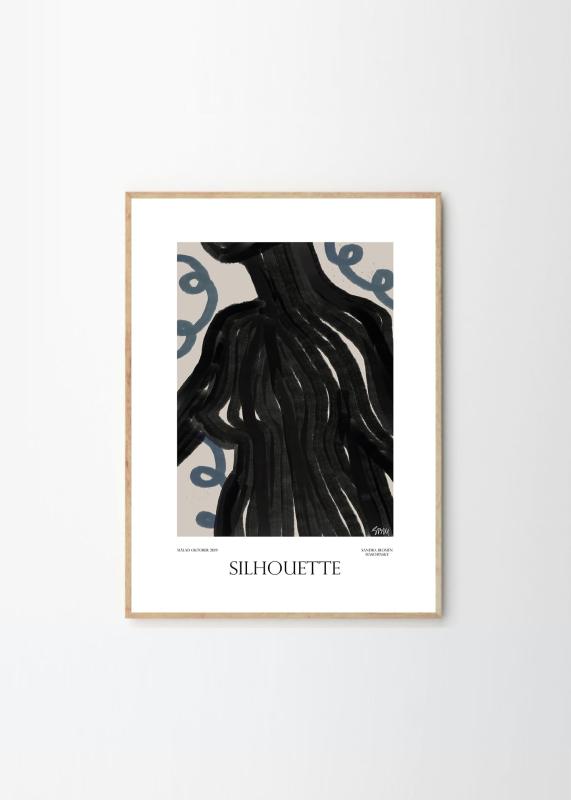 THE POSTER CLUB ポスタークラブ Silhouette 50×70cm Sandra Blomen Maschinskyジークレープリントという手法でPOSTER CLUBのために特別に作成されています。ジークレープリントとは...