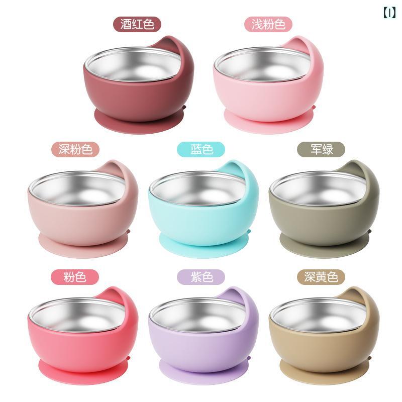 子供 用 ディナー プレート ステンレスベビーシリコンディナープレートセット ベビー 食器 セット 10 点 セット よだれかけ ウォーター カップ 吸盤 タイプ商品番号: 子供用食器セット輸入するかどうか: いいえ供給カテゴリー: スポッ...