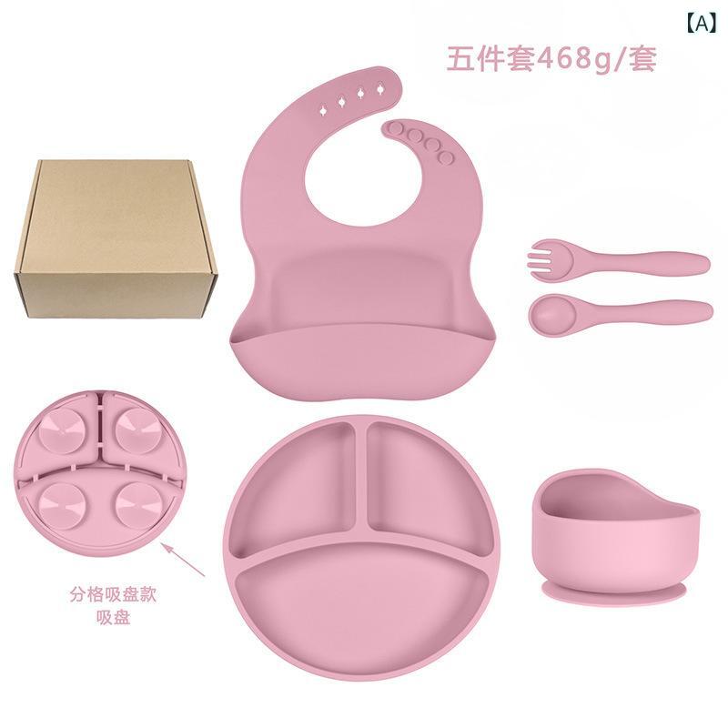 越境 して よく 売れて いる 子供の 補助 食の シリカゲルの 食事 皿の 碗の フォークの スプーンは 5つの 食器の セットを 囲んで 投げます。輸入ですか: いいえソースカテゴリ: 現物製品カテゴリ: カトラリーセットブランド: S...