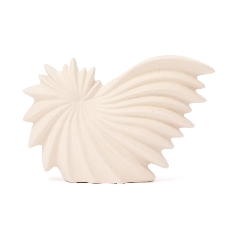 Francfranc フランフラン セラミック シェル フラワーベース ナチュラル 陶器 花瓶 一輪挿し インテリア 雑貨シェルの形を模ったセラミック製のフラワーベースです。お花を飾らずに単体でオブジェとしても楽しむことができます。お花を飾...