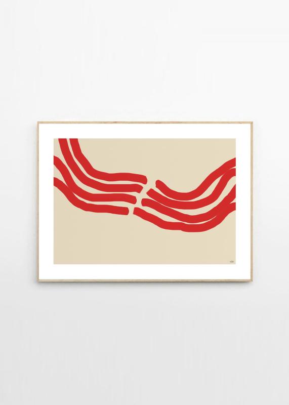 THE POSTER CLUB ポスタークラブ Friday Swing 50×70cm Lisa Wirenfeltジークレープリントという手法でPOSTER CLUBのために特別に作成されています。ジークレープリントとはフランス語で「吹...